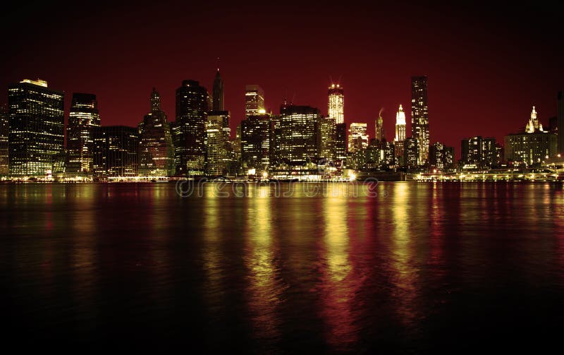 Lower Manhattan stock photo. Image of metropolitan, shore - 25345388
