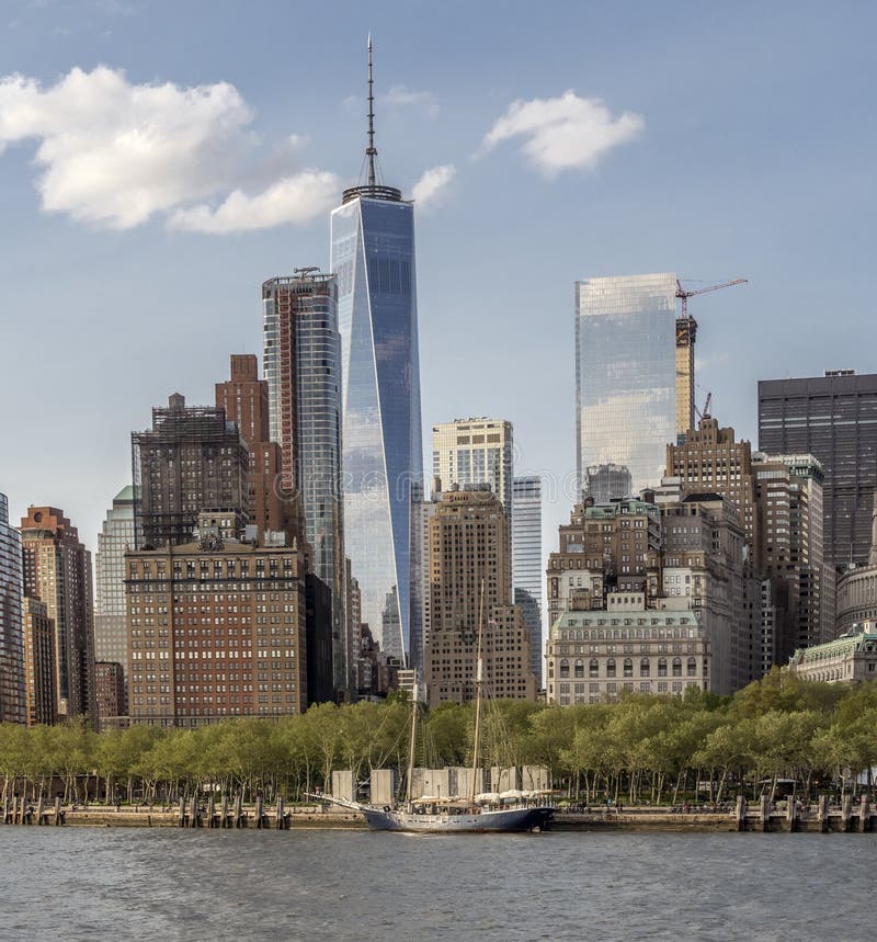 Lower Manhattan editorial photography. Image of sail - 71174962