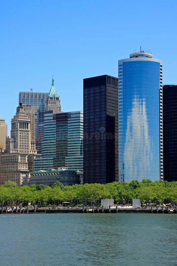 Lower Manhattan buildings stock image. Image of travel - 6148465