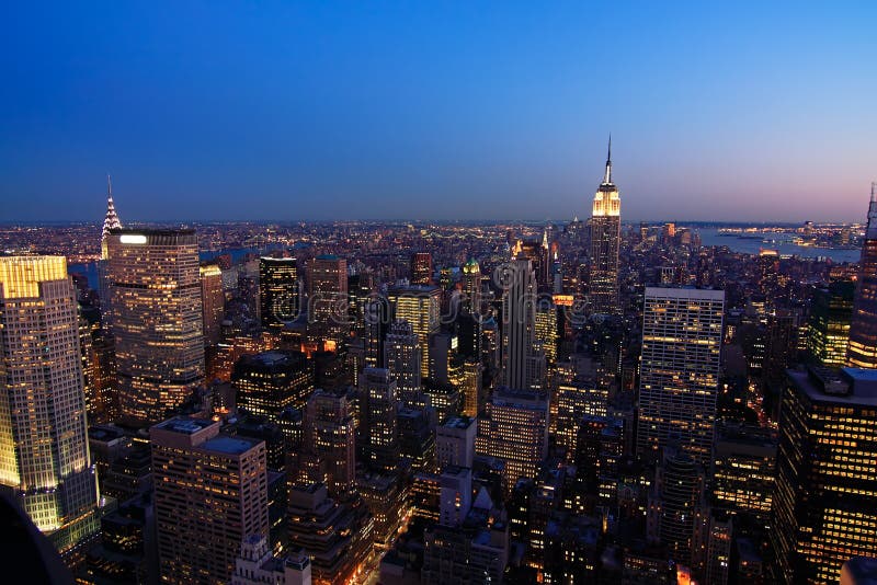 Amazing View To New York Manhattan - Newyork City Stock Image - Image ...