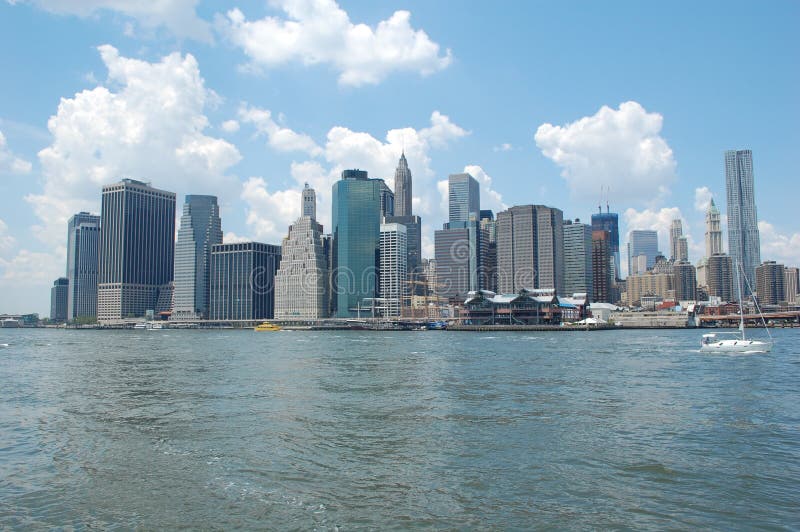 Lower Manhattan, New York City Editorial Stock Image - Image of span ...