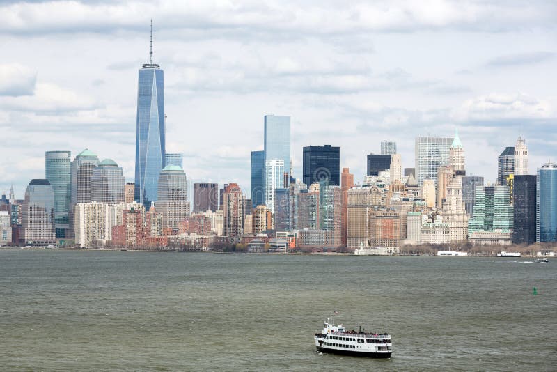 Lower Manhattan stock photo. Image of scene, manhattan - 42260526