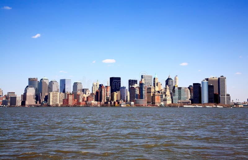 The Lower Manhattan Skyline Stock Photo - Image of park, downtown: 8990188