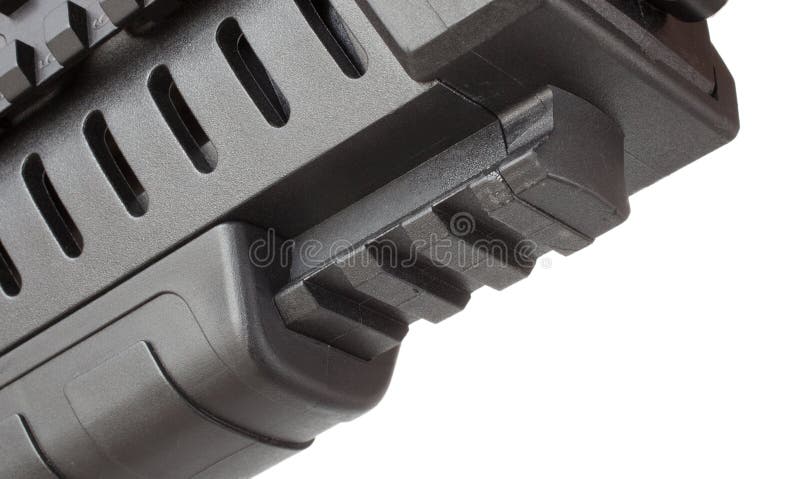 Lower rail stock image. Image of rifle, forend, black - 37470611