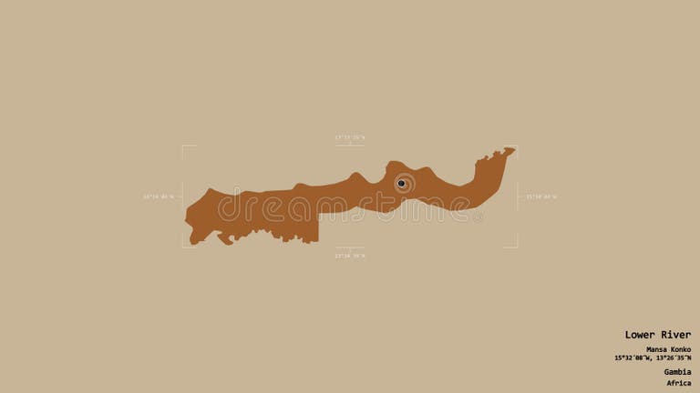Lower River - Gambia. Bounding Box. Pattern Stock Illustration ...