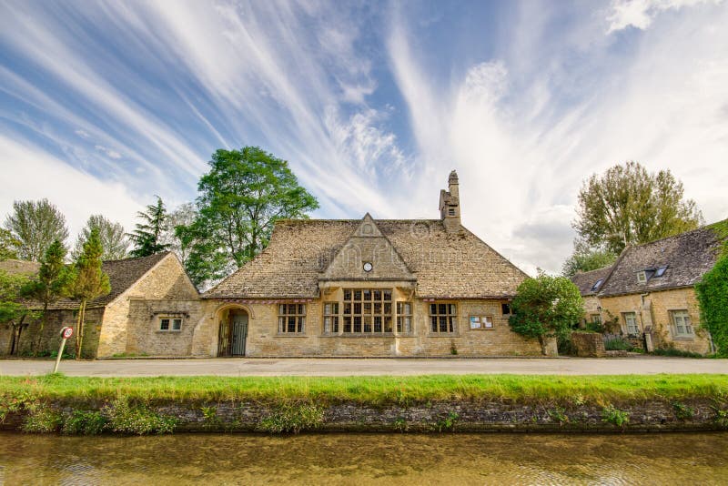 Lower Slaughter stock image. Image of postcard, scenic - 27625053