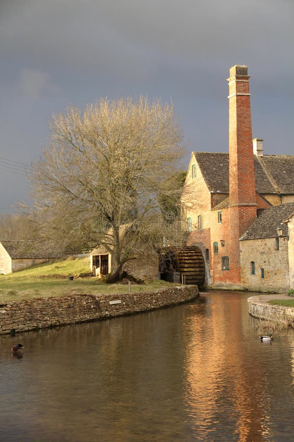 Lower Slaughter Mill editorial photo. Image of travel - 53353821