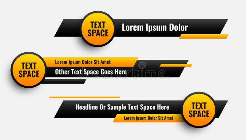 Lower Third Circle Stock Illustrations – 205 Lower Third Circle Stock ...