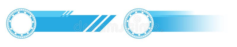 Lower Third Blue Color Technology Design Stock Vector - Illustration of ...