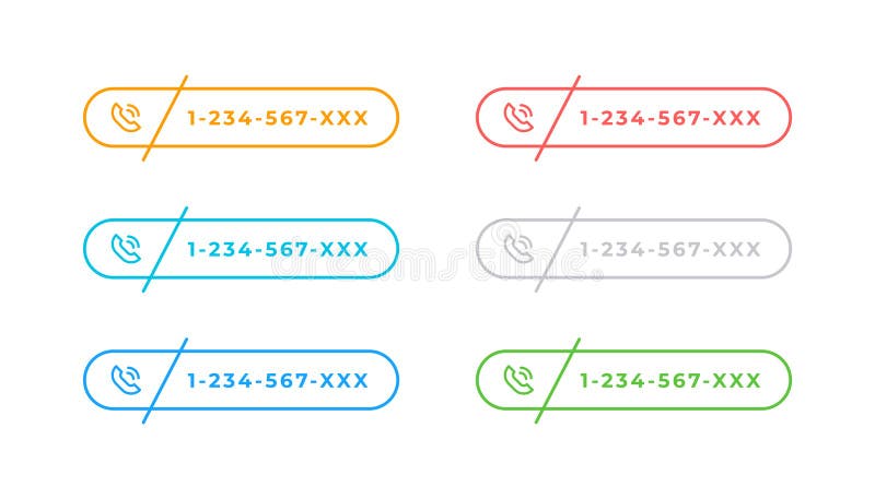 Lower Third Call Us Now Icon Template for Social Media Promo Stock ...