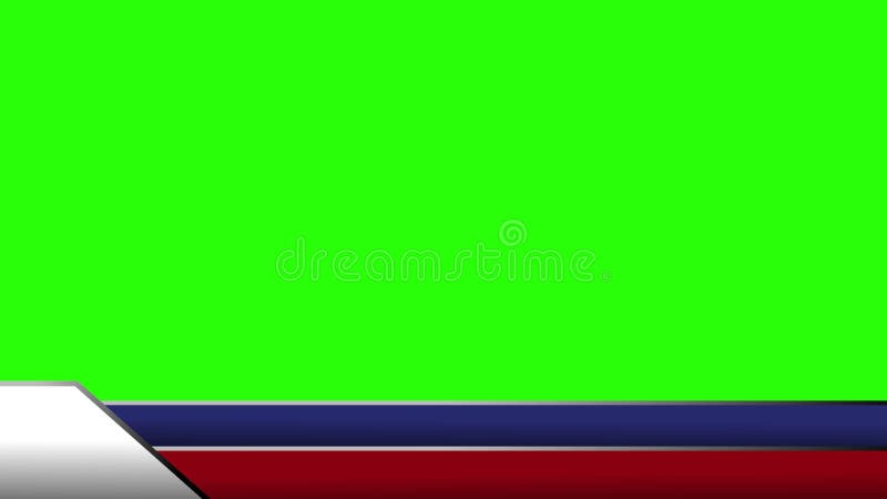 Lower Third News Green Screen and Seamless Looping Ticker with Blank ...