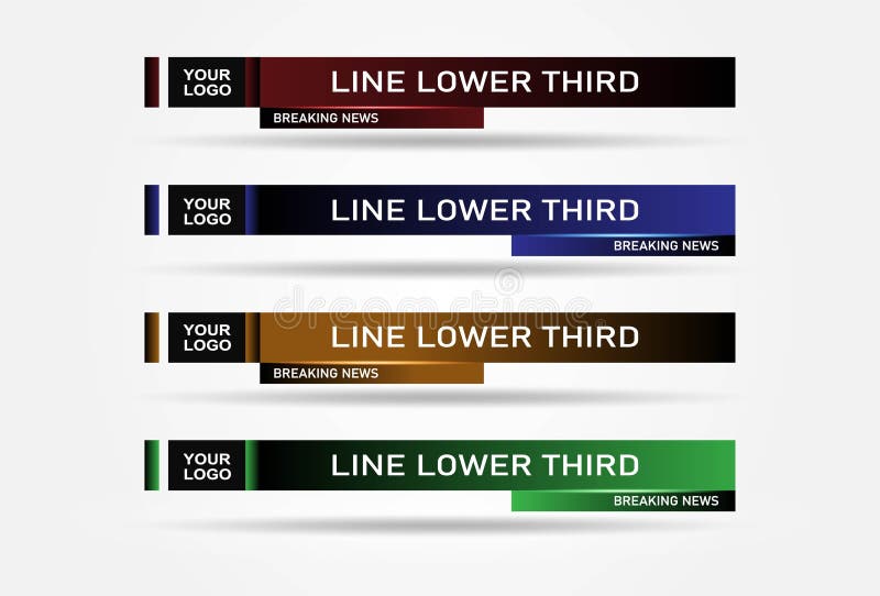 Lower Thirds Bar Stock Illustrations – 517 Lower Thirds Bar Stock ...