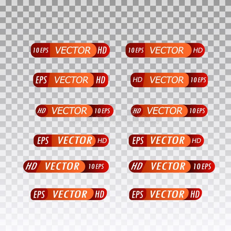 Tv news bar set stock vector. Illustration of media - 204374116