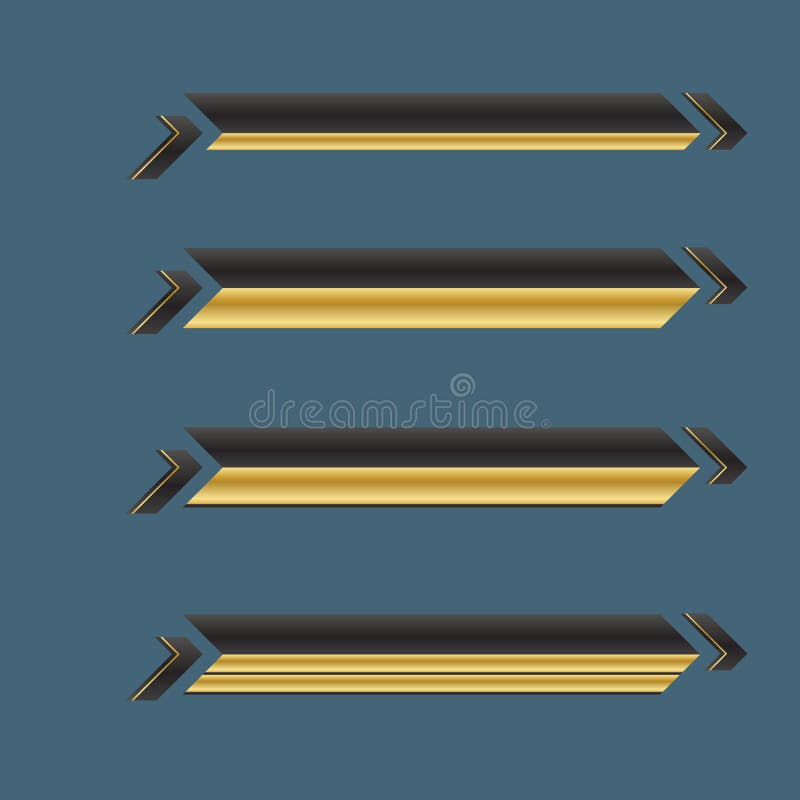 Lower Third Banner Bar Screen Broadcast Name Plate Stock Illustration ...