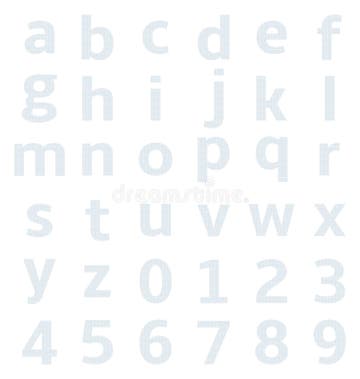 Lowercase Alphabet Graph Paper Stock Vector - Illustration of ...