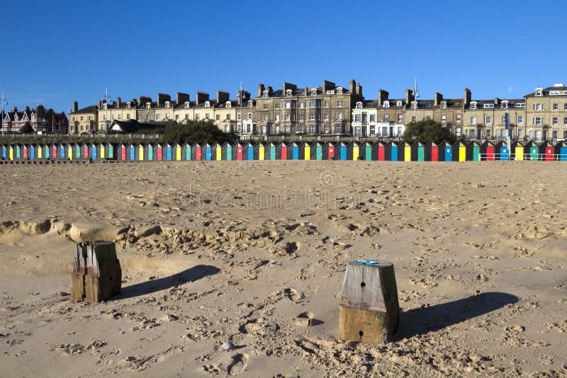 Sea Defences on Lowestoft Beach, Suffolk, England Stock Photo - Image ...