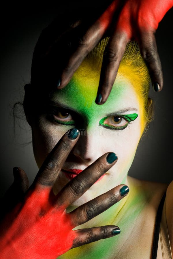 Lowkey bodypainting stock photo. Image of creativity - 18287534