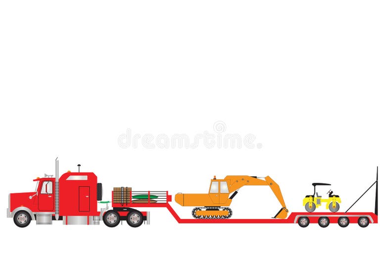 Lowloader Stock Illustrations – 9 Lowloader Stock Illustrations ...