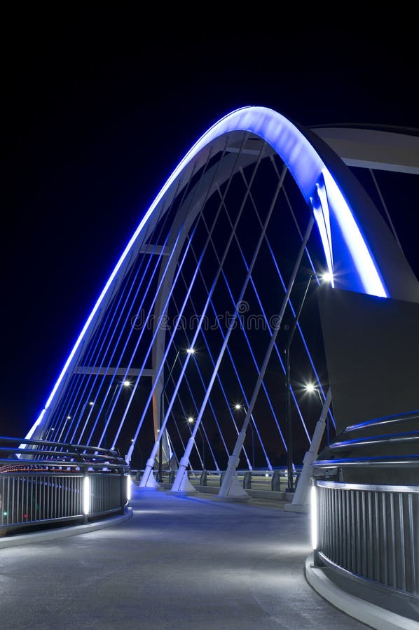 Lowry Avenue Bridge Walkway Stock Image - Image of landmark ...