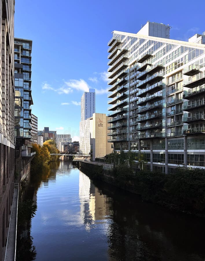 The Lowry Hotel on the River Irwell Manchester Editorial Photo - Image ...
