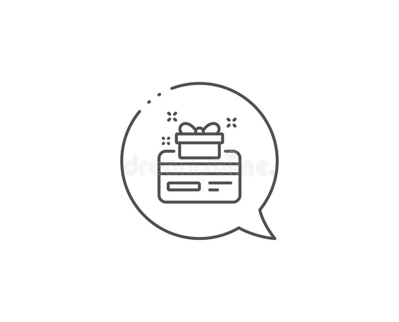 Loyalty Card Line Icon. Bonus Points. Discount Program. Vector Stock ... Loyalty Card Line Icon. Bonus Points. Discount Program. Vector Stock ...