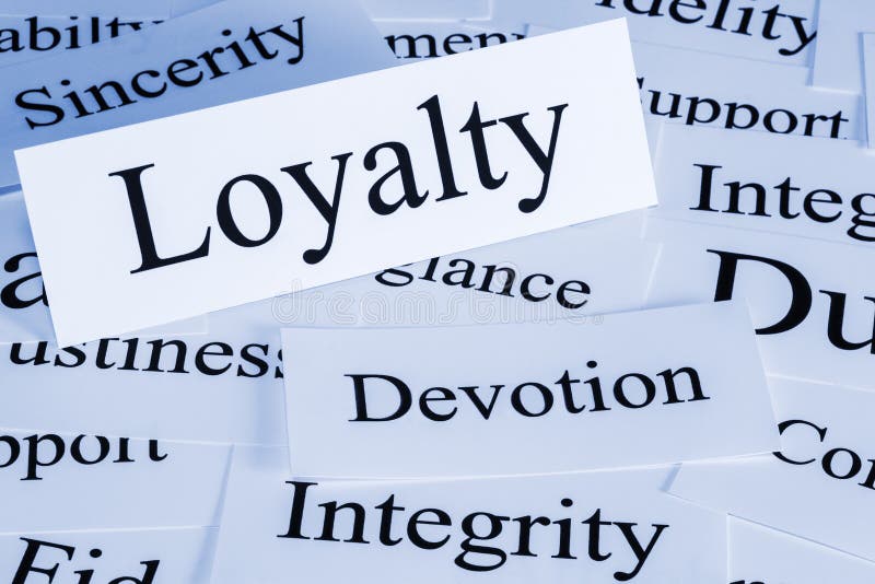 Loyalty Concept stock photo. Image of duty, concept, integrity - 38500690