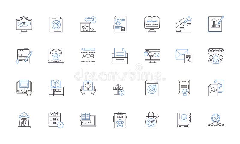 Loyalty Line Icons Collection. Dedication, Devotion, Fidelity ...