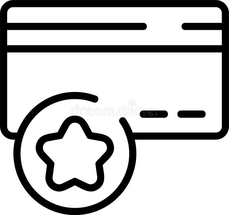 Loyalty Points Vector Icon stock illustration. Illustration of points ...