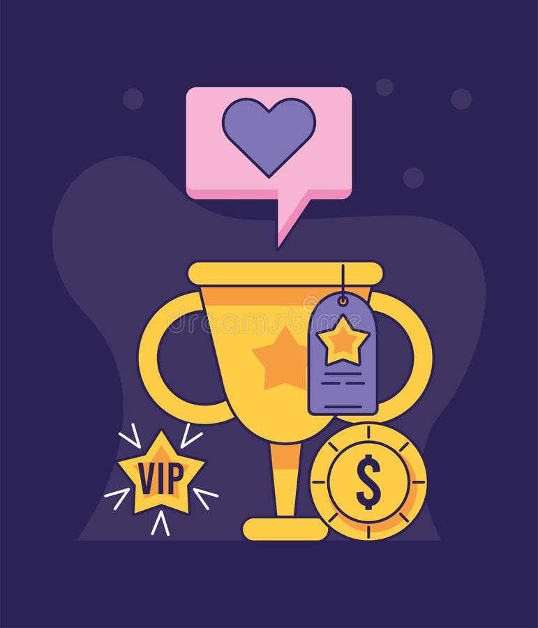 Loyalty program with award stock vector. Illustration of premium ...