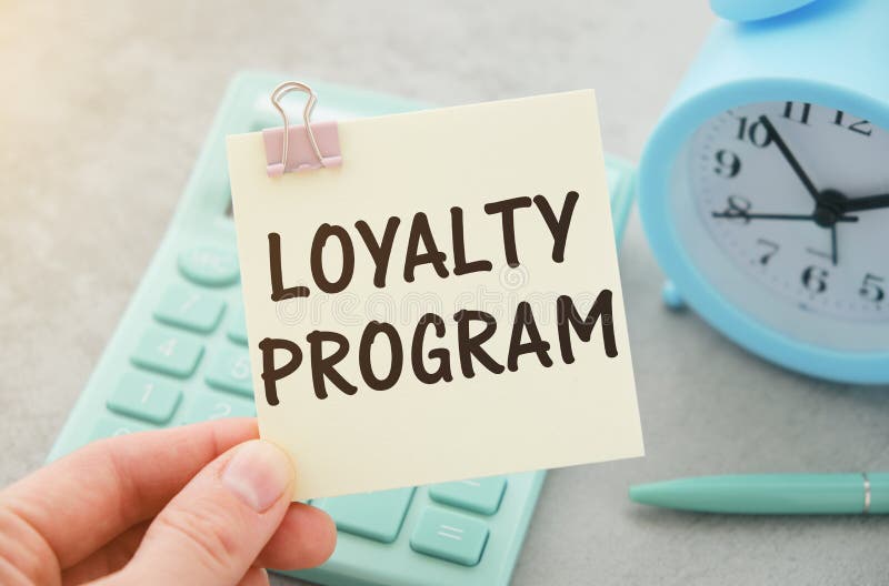 Loyalty Program Card Isolated on White Stock Image - Image of mailer ...