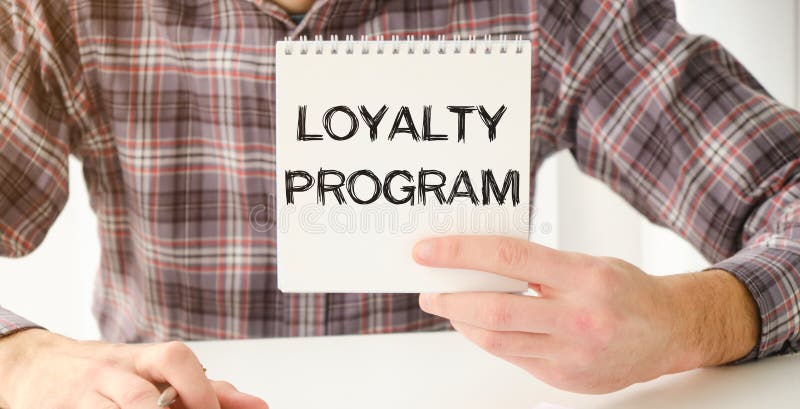 Loyalty Program Card Isolated on White Stock Image - Image of mailer ...