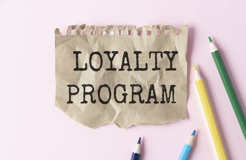 Loyalty Program Card Isolated on White Stock Image - Image of mailer ...