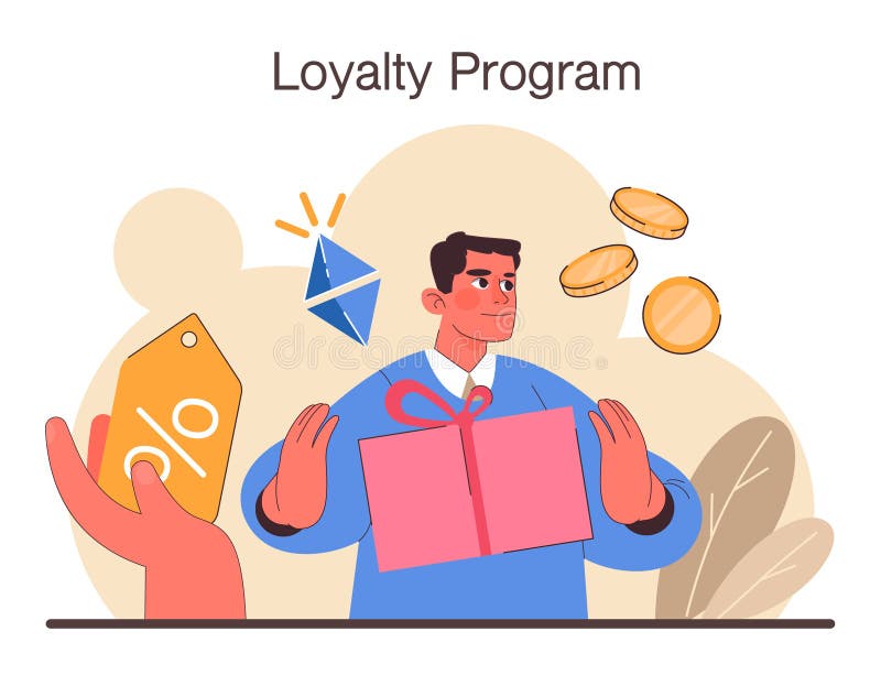 Loyalty Program. Commercial Program for Client Retention Stock Vector ...