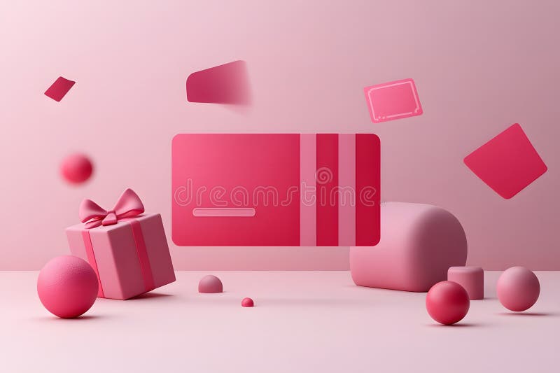 Loyalty Program, Customer Gift Reward Bonus Card with Illustration of ...