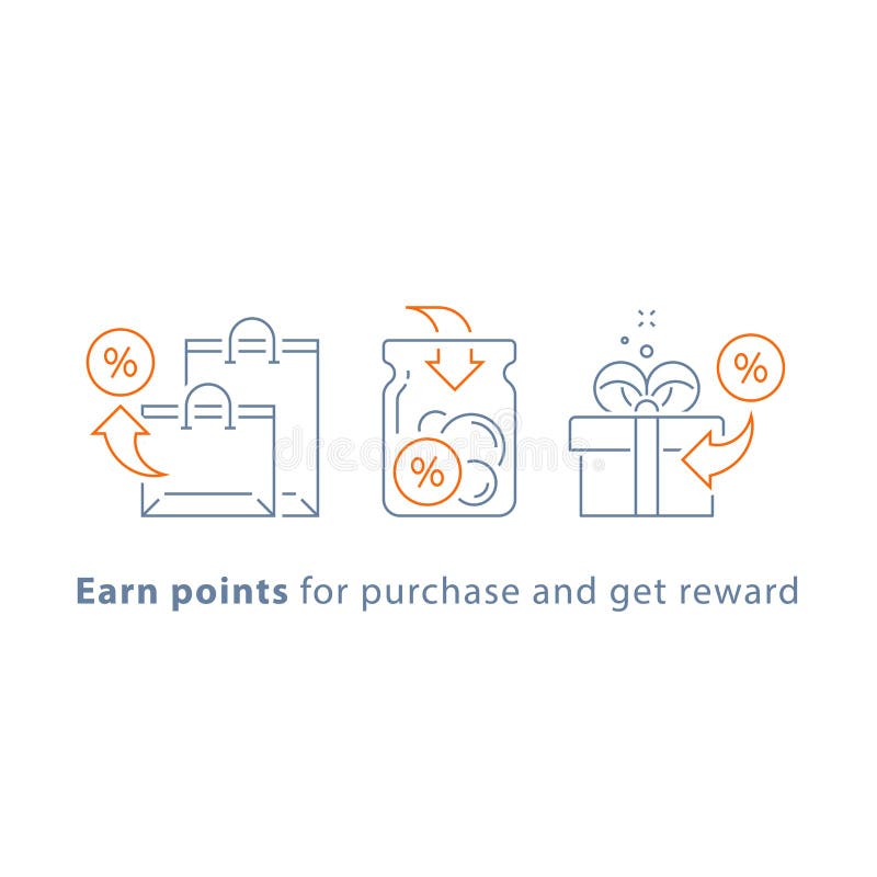 Collect Bonus Tokens, Earn Points, Loyalty Program, Reward Gift ...