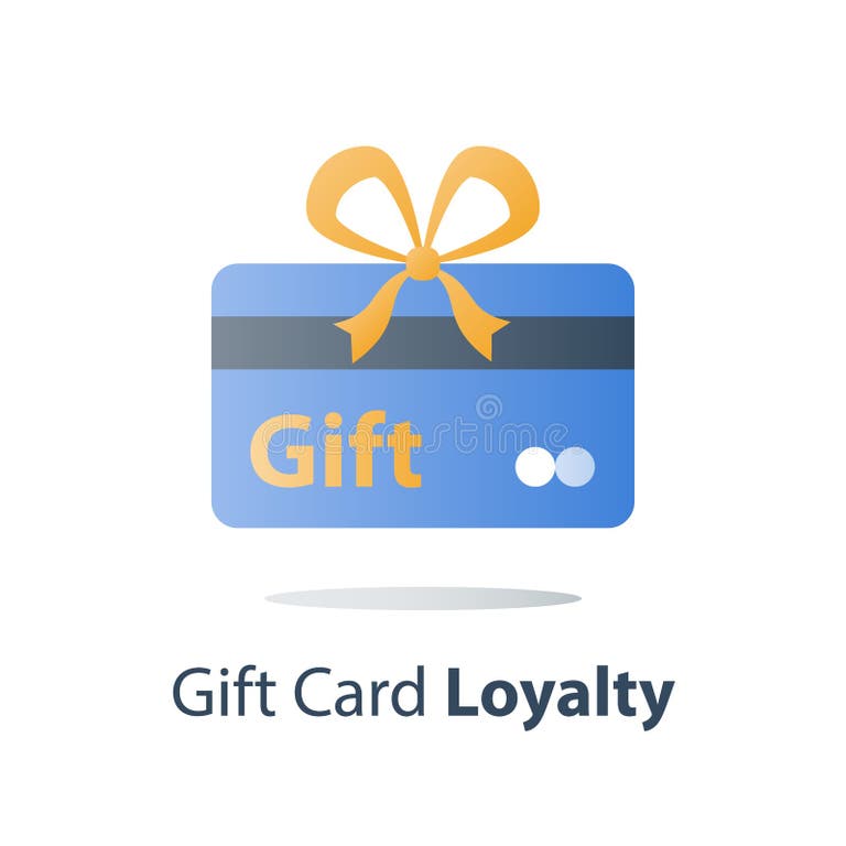 Loyalty Program, Gift Card, Perks Concept, Vector Flat Icon Stock ...