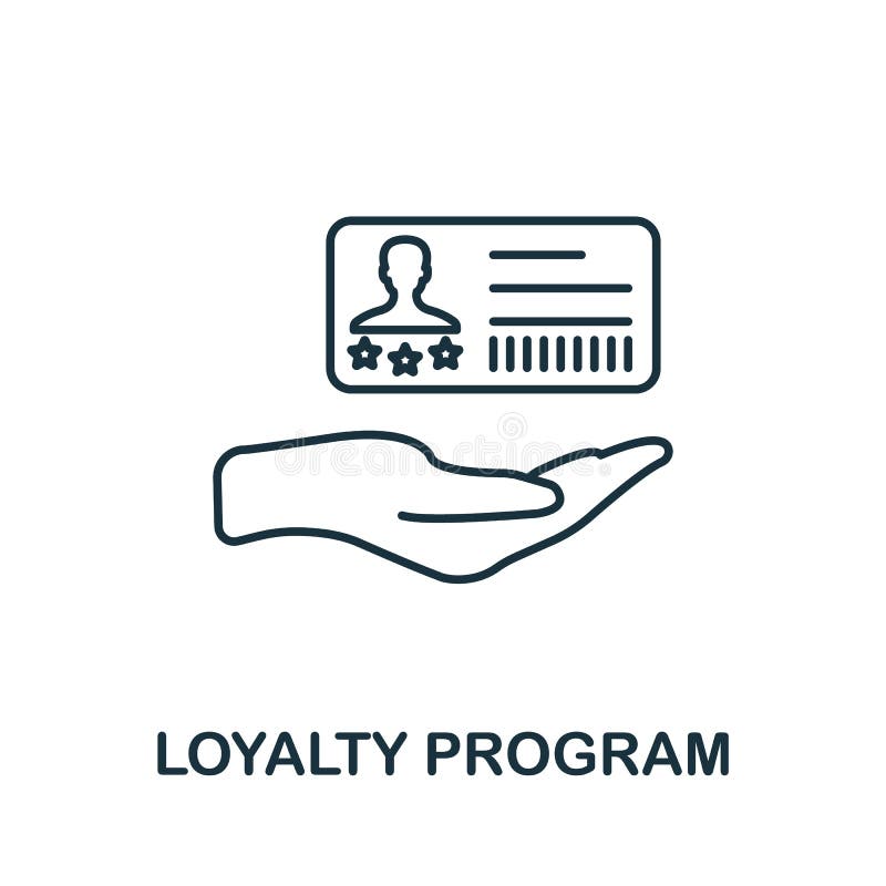 Loyalty Program Icon. Line Style Element from Loyalty Program ...