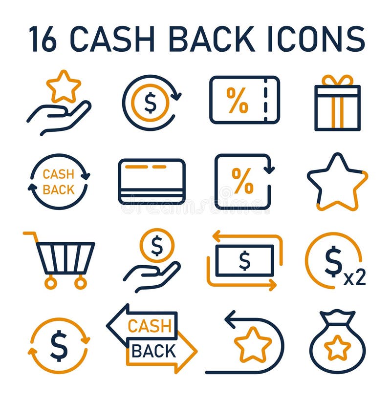 Loyalty Program Icons Set. Rewards, Offers, Cashback and Card Points ...
