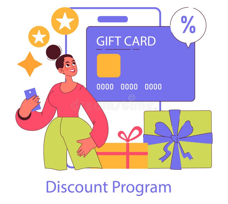 Loyalty Program and Reward. Flat Stock Vector - Illustration of star ...