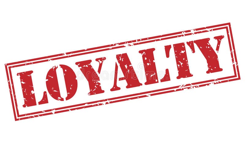 Loyalty rubber stamp stock illustration. Illustration of honour - 83405528