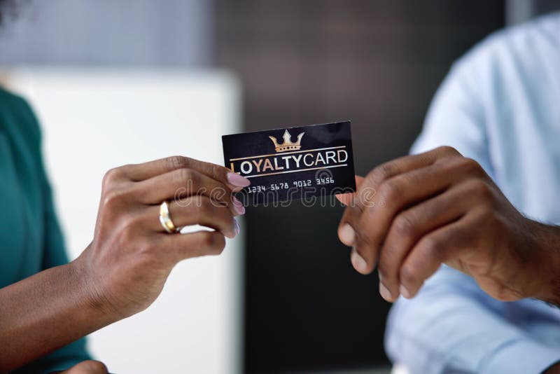 Loyalty Reward Points Program Card Stock Image - Image of card, give ...