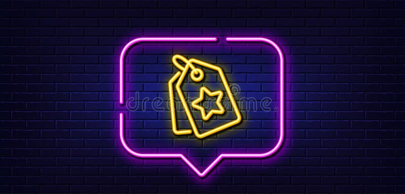 Loyalty Star Tags Line Icon. Bonus Points. Discount Program. Neon Light ... Loyalty Star Tags Line Icon. Bonus Points. Discount Program. Neon Light ...