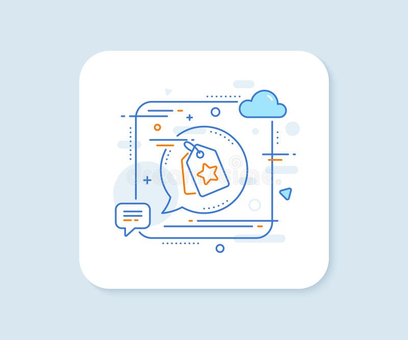 Loyalty Star Tags Line Icon. Bonus Points. Discount Program. Vector ... Loyalty Star Tags Line Icon. Bonus Points. Discount Program. Vector ...