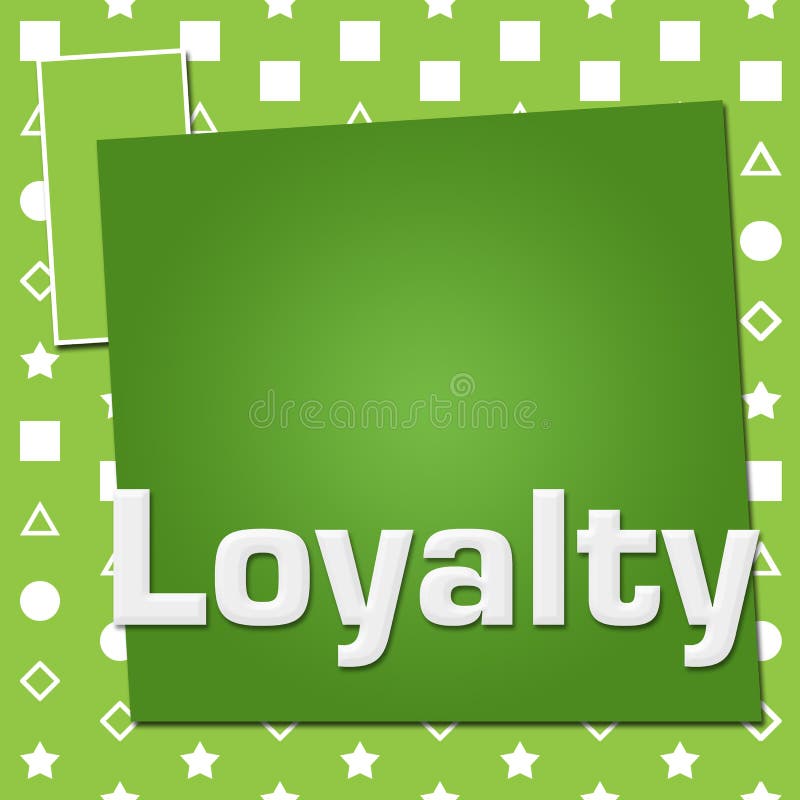 Loyalty Green Blue Stripes stock illustration. Illustration of quality ...