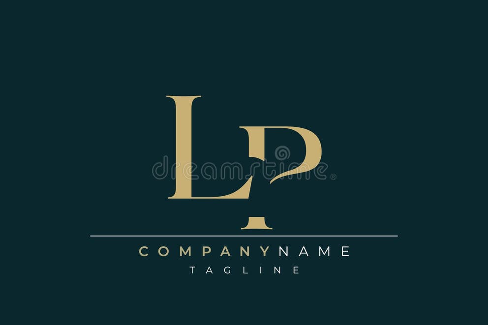 LP Abstract logo design stock vector. Illustration of icon - 361638669