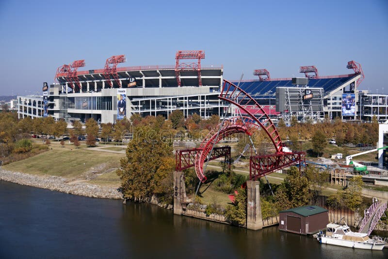 LP Field Football Stadium in Nashville Editorial Photography - Image of ...