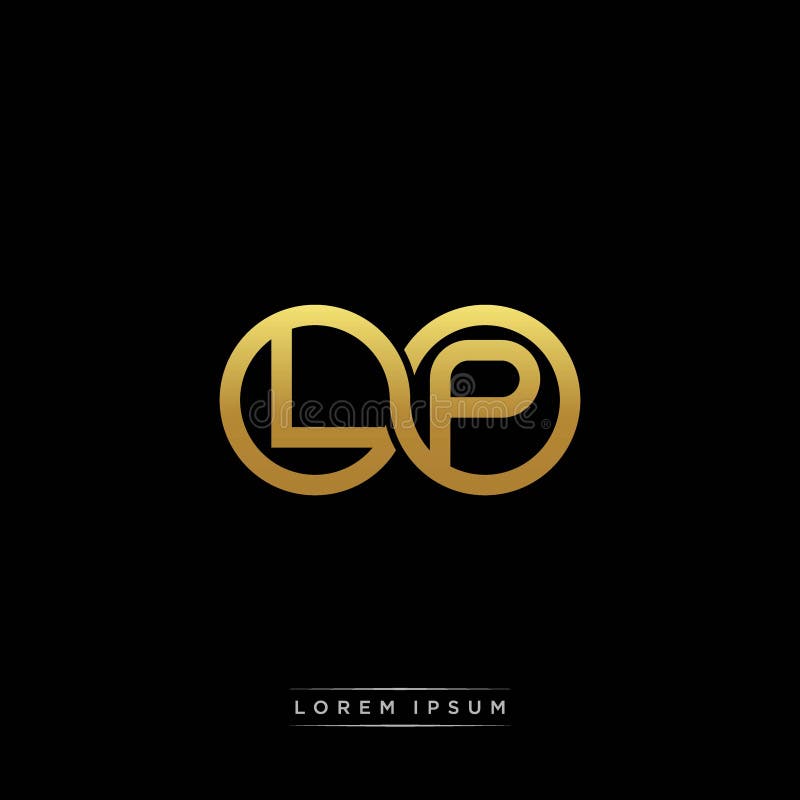 LP Initial Letter Linked Circle Capital Monogram Logo Modern Template ...