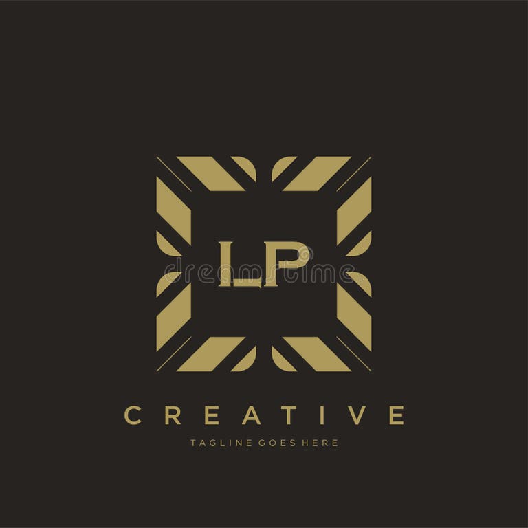 LP Initial Letter Luxury Ornament Monogram Logo Template Vector Stock ...