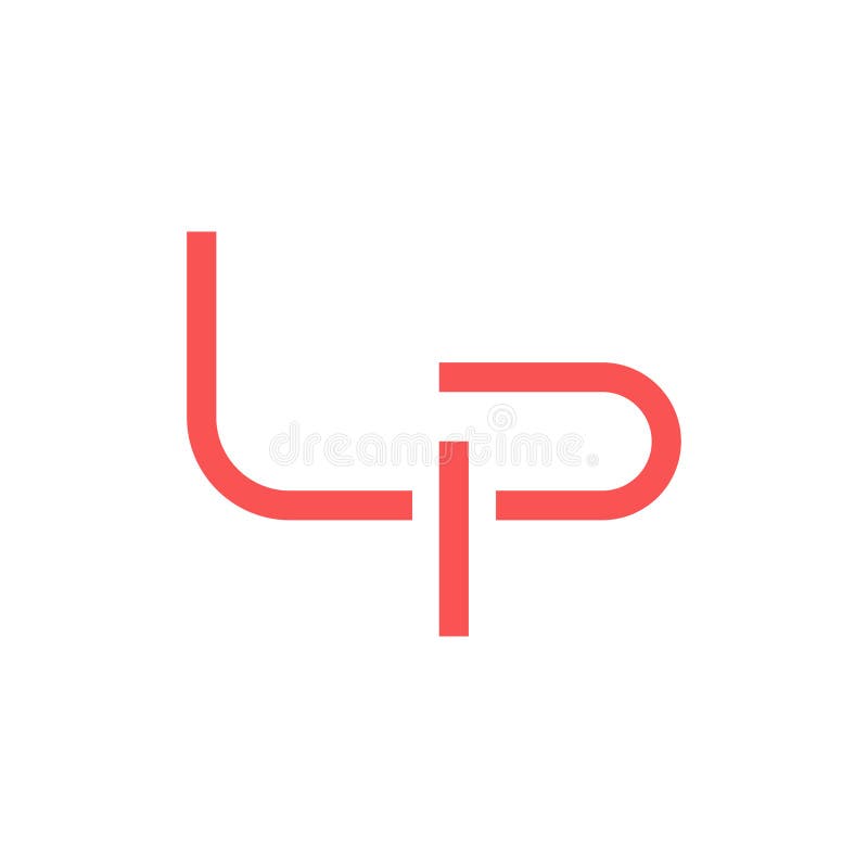 Initial LP Letter Logo Design Vector Template. Abstract Letter LP Logo ...