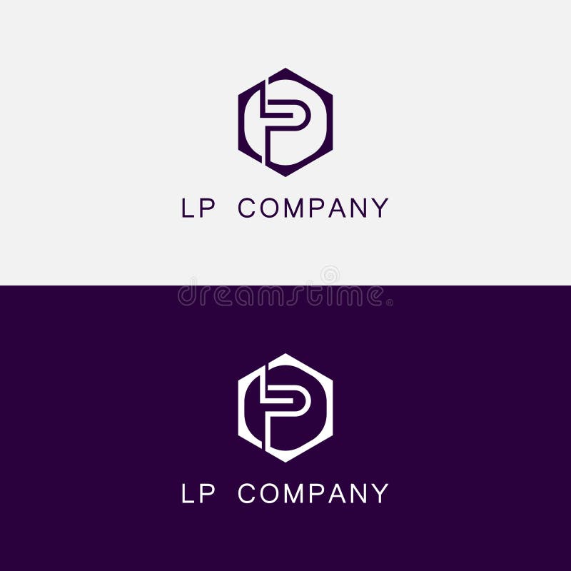 LP Letter Logo Design with Creative Modern Vector Icon Template Stock ...